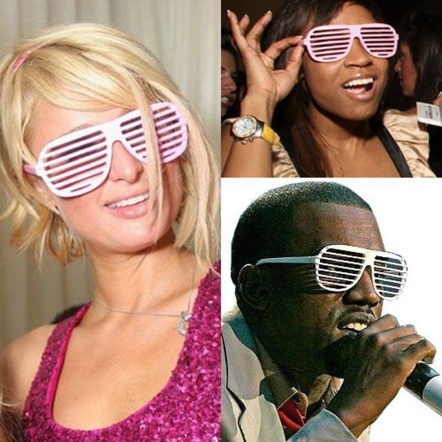 Red Shutter Shades Glasses Celebrity Style Eyewear – Westmon Works
